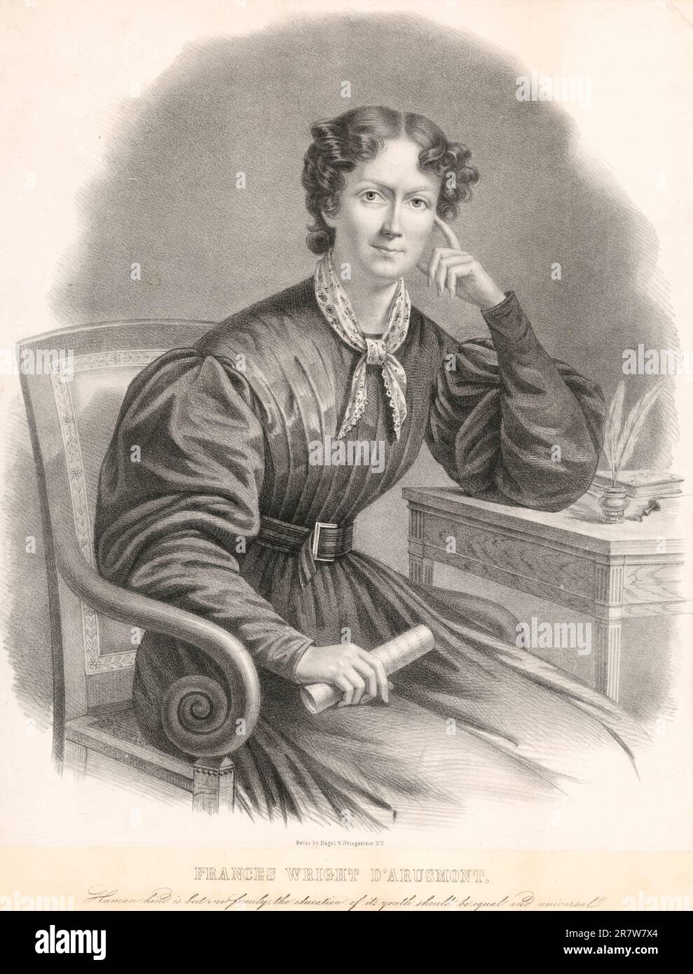 Frances Wright c. 1852 Stock Photo - Alamy