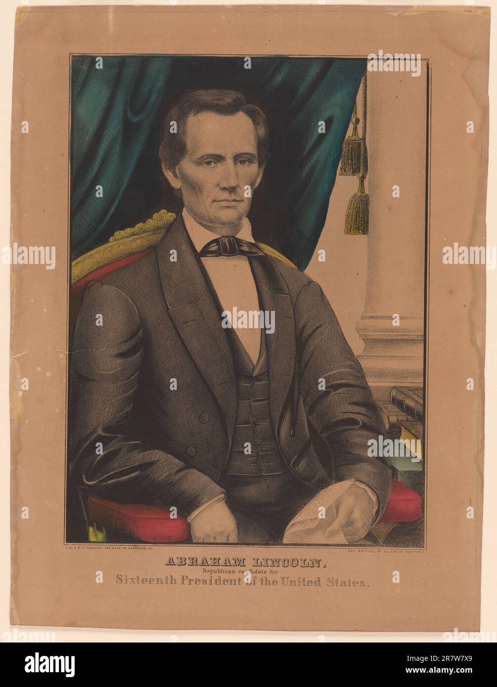 Abraham Lincoln 1860 Stock Photo - Alamy