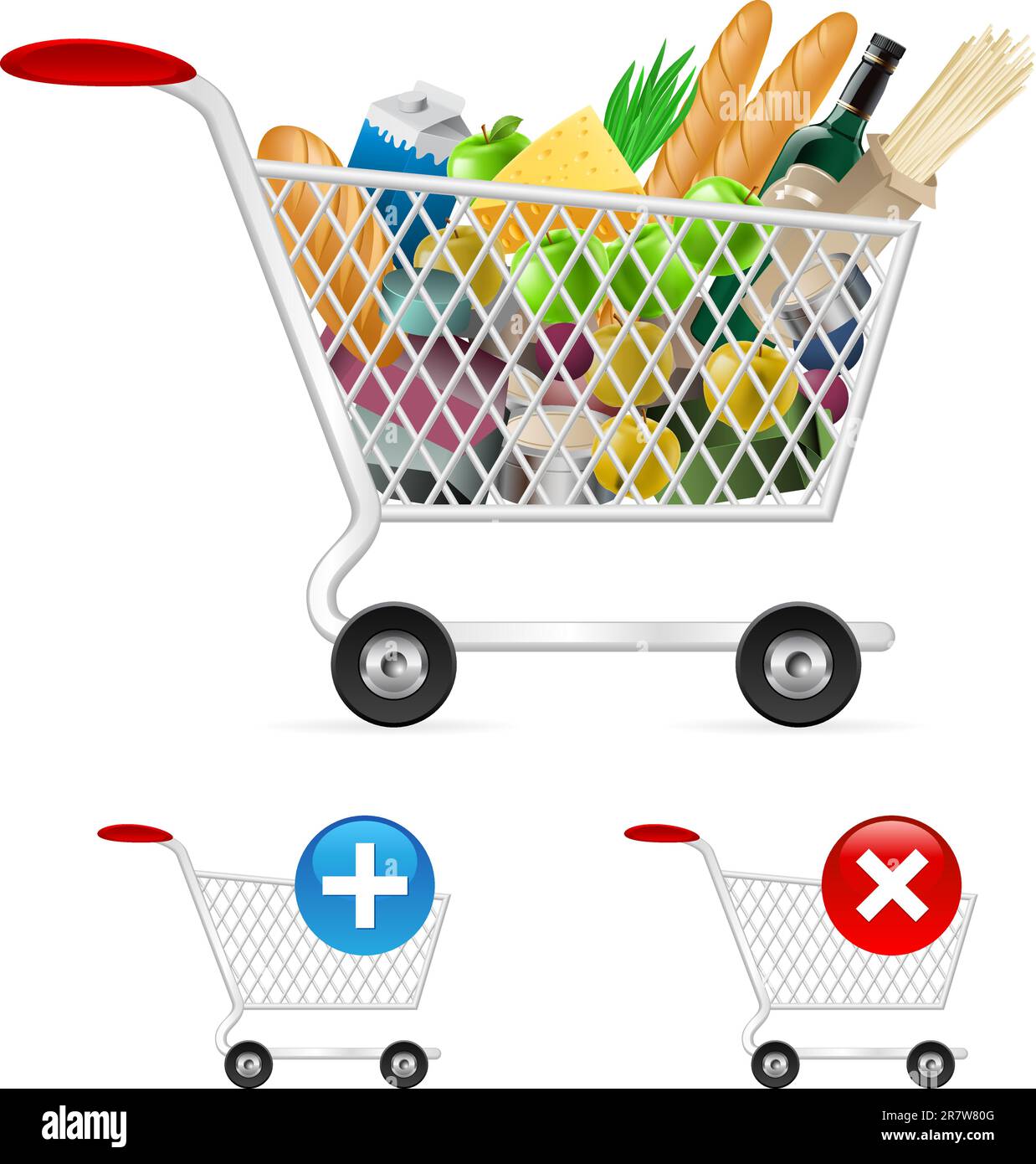 Retail food shop christmas Stock Vector Images - Alamy