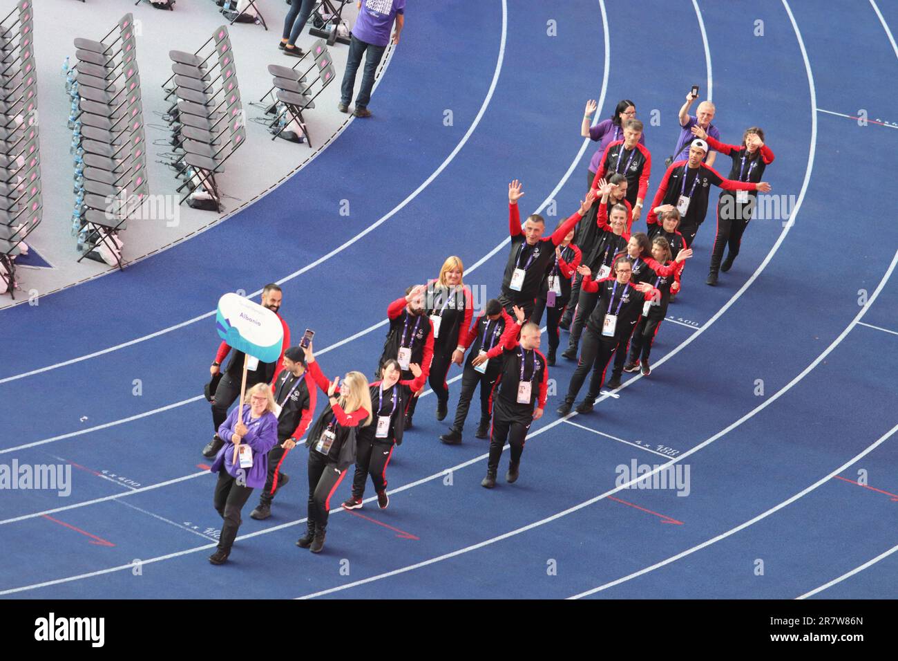 Berlin, Germany, 17, June, 2023. Olympics athletes entry during the ...