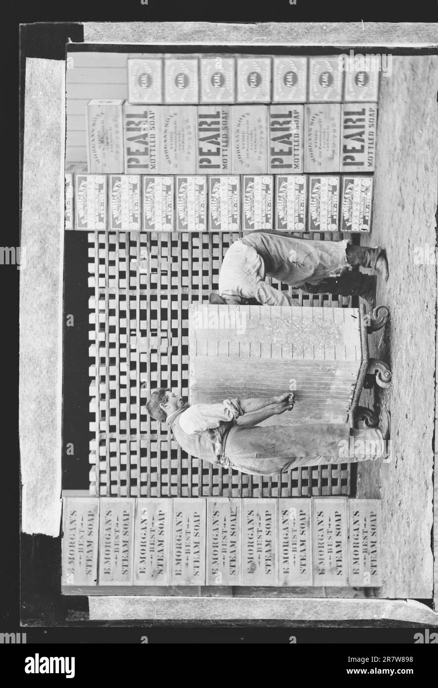 Soap Factory Workers c. 1860-1870 Stock Photo - Alamy