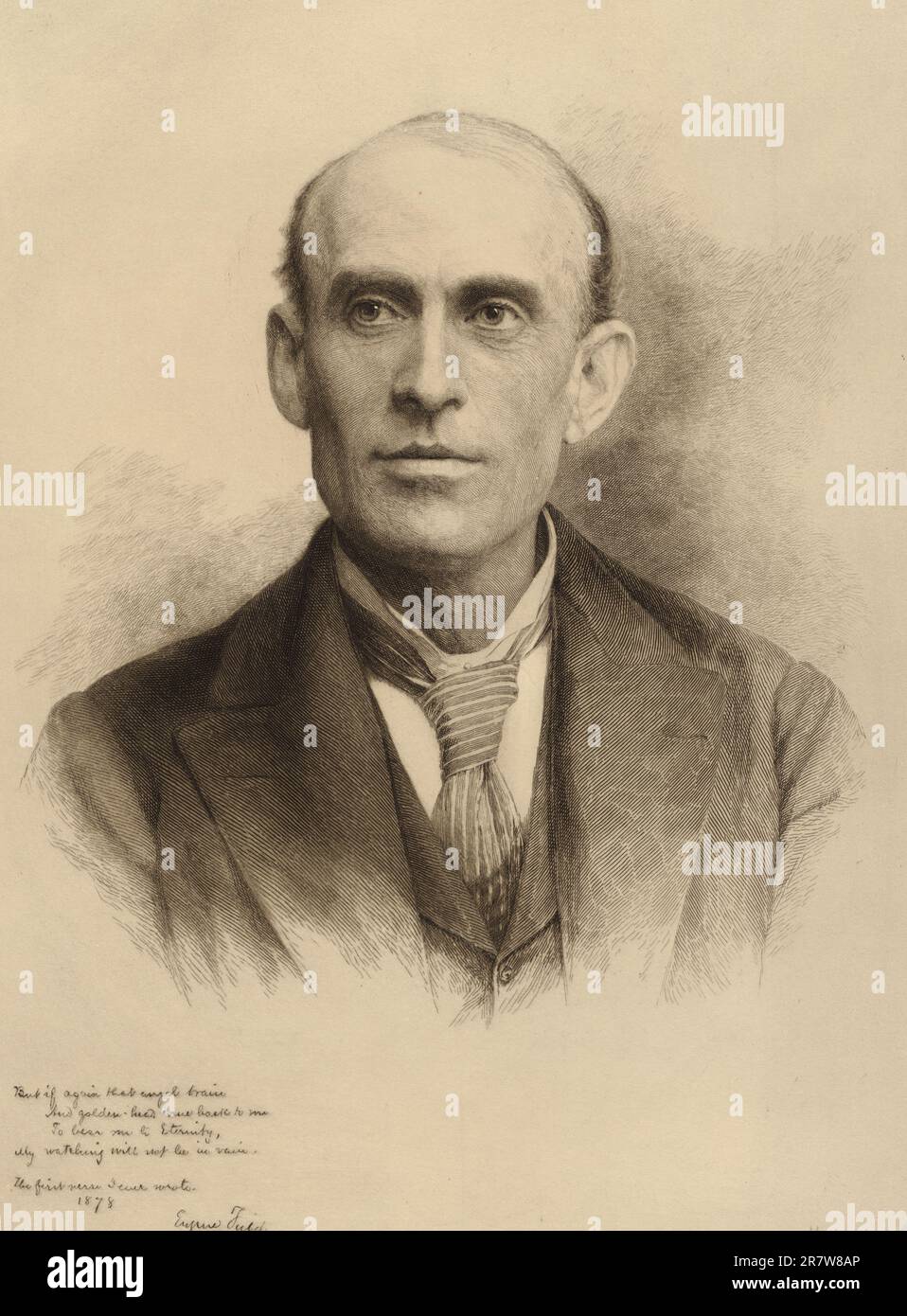 Eugene Field 1895 Stock Photo - Alamy
