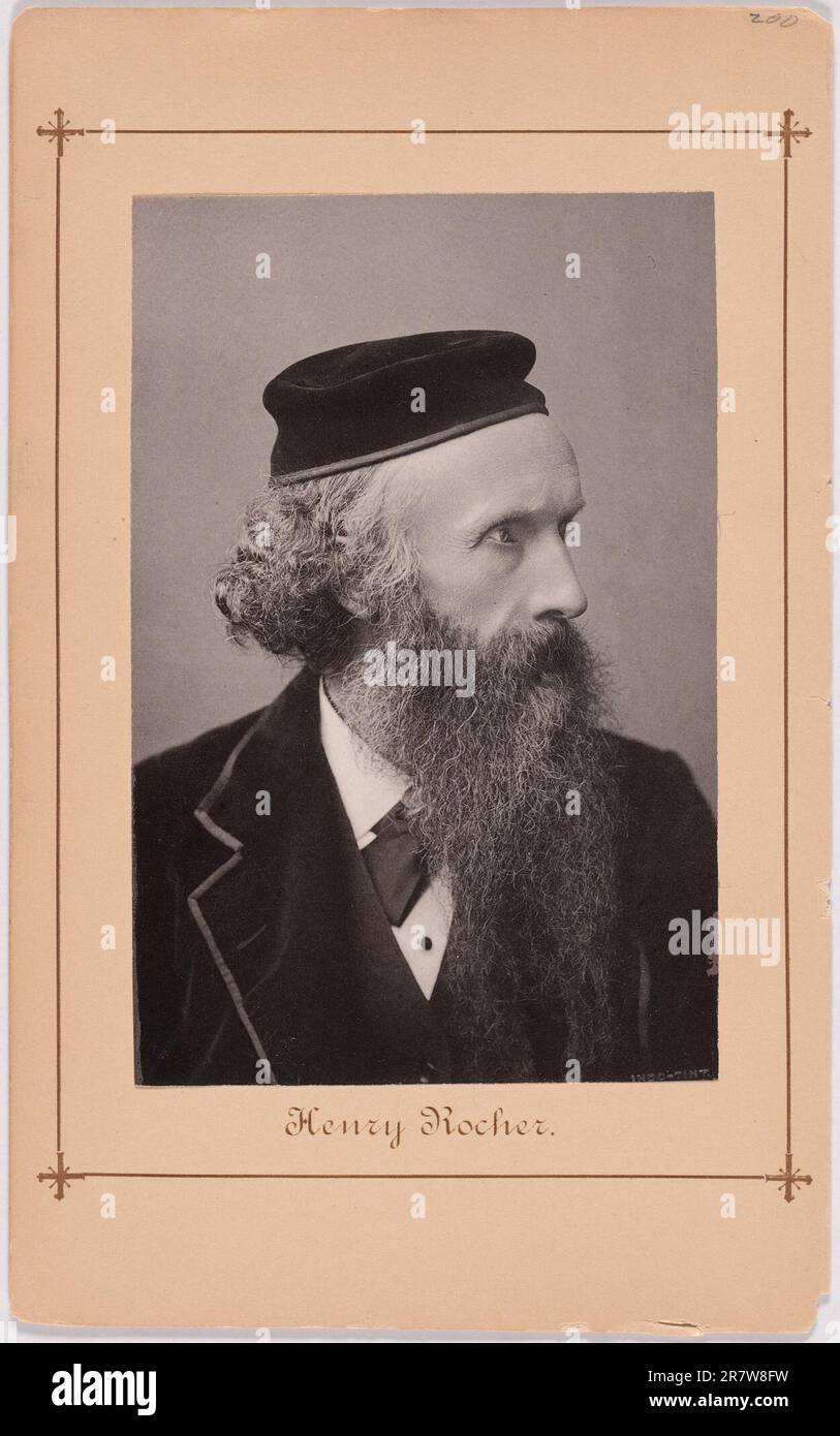 Henry Rocher c. 1875 Stock Photo - Alamy