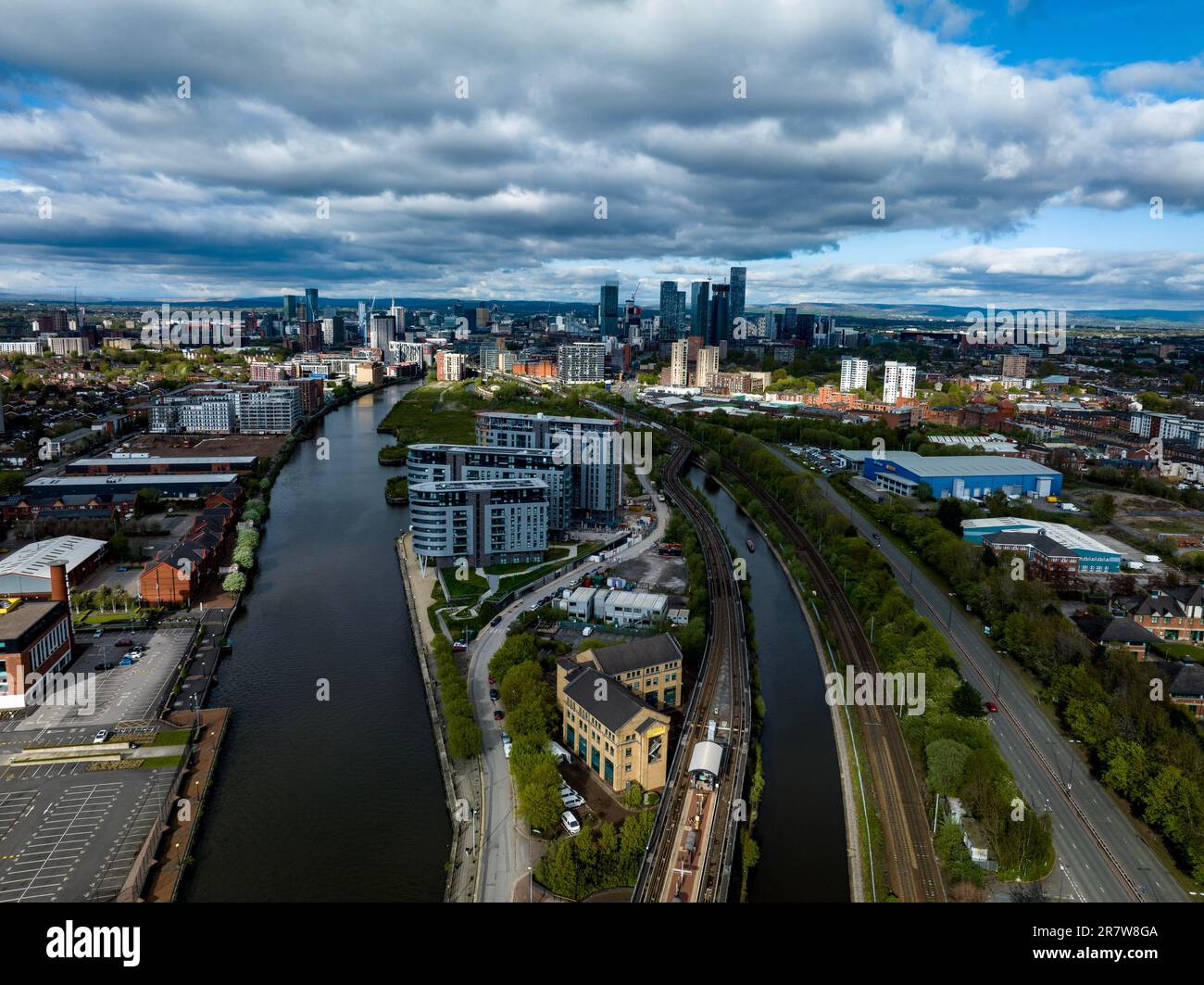 Manchester Ship Canal Stock Photo - Alamy