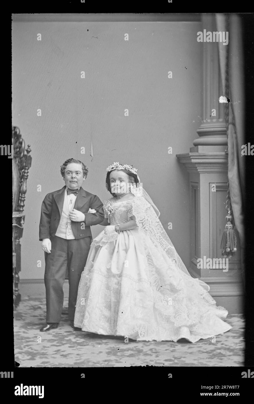 Charles and Lavinia Stratton c. 1860-1870 Stock Photo - Alamy