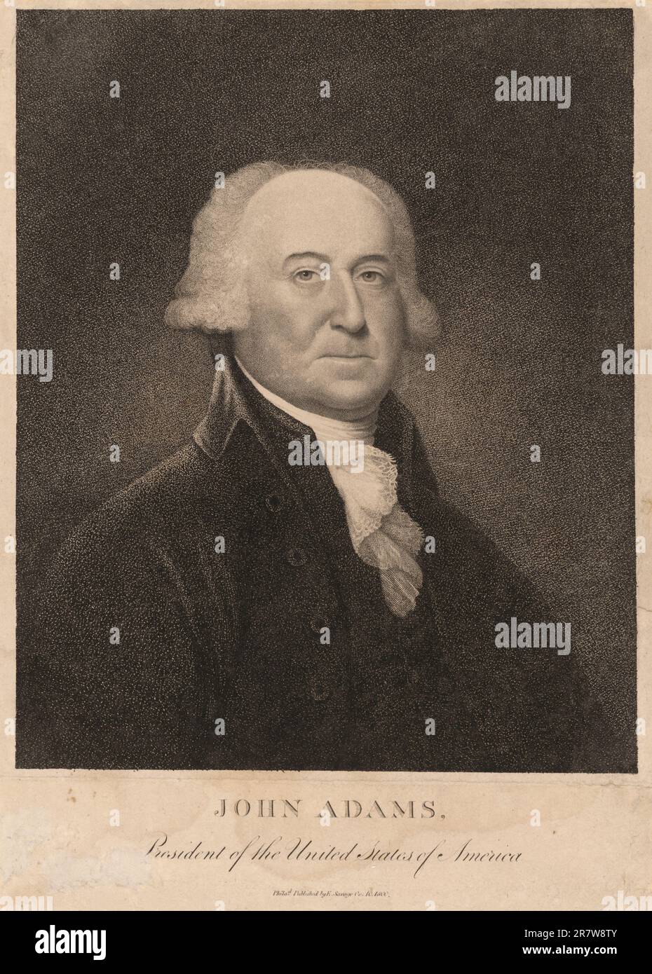 John Adams 1800 Stock Photo - Alamy