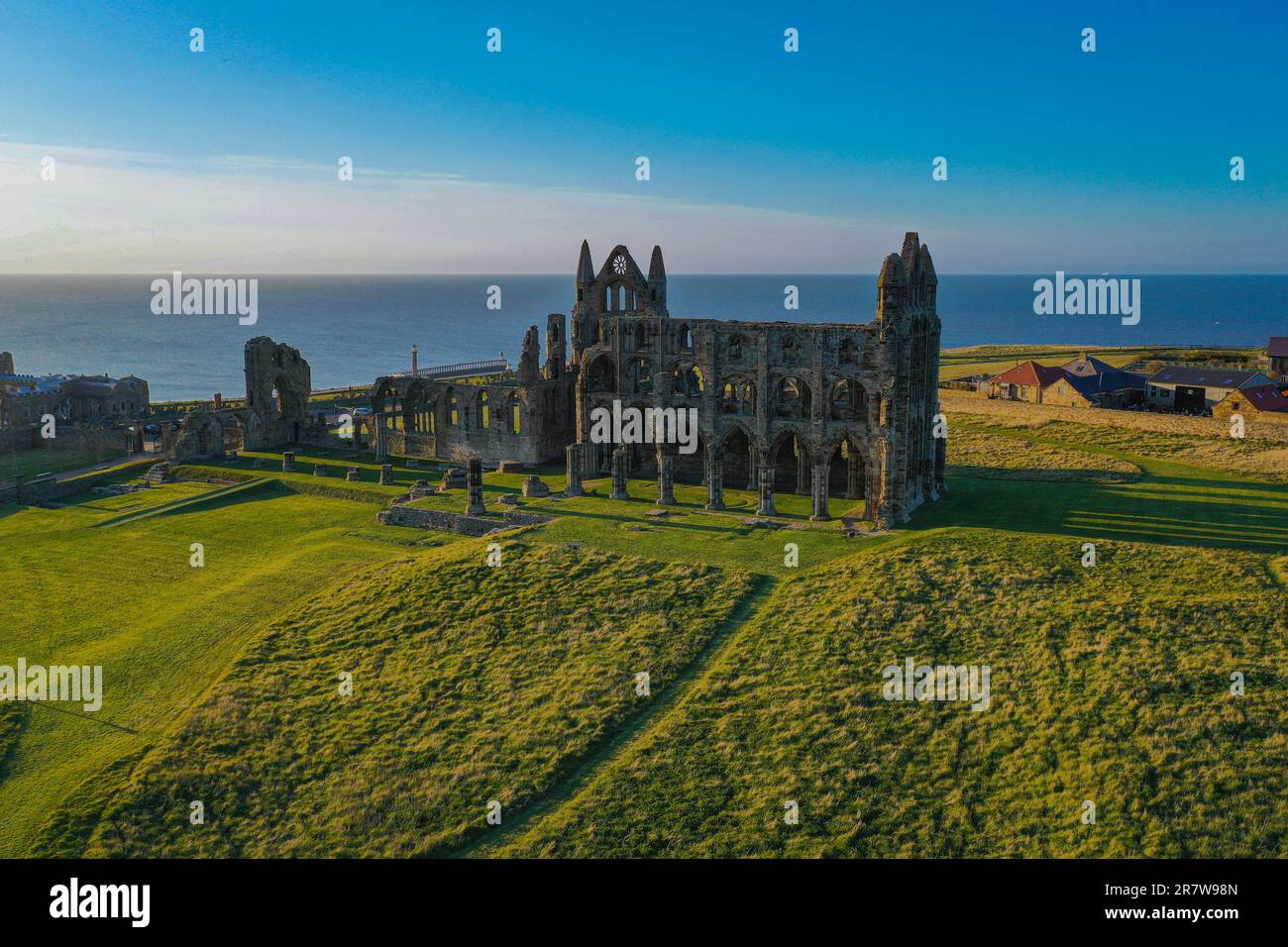 Whitby drone aerial hi-res stock photography and images - Alamy