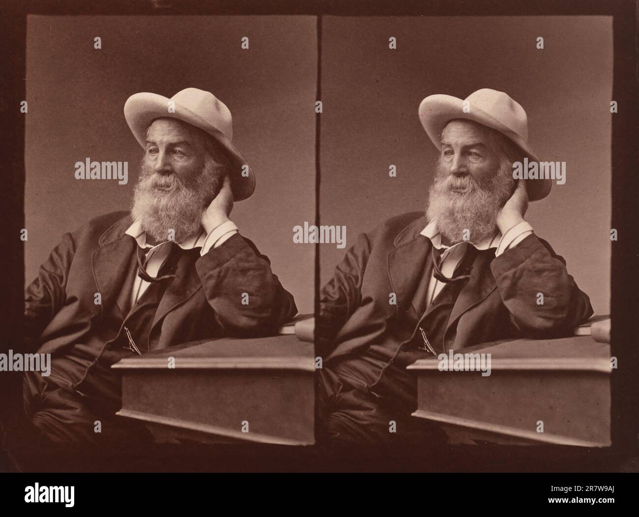 Walt Whitman 1872 Stock Photo - Alamy