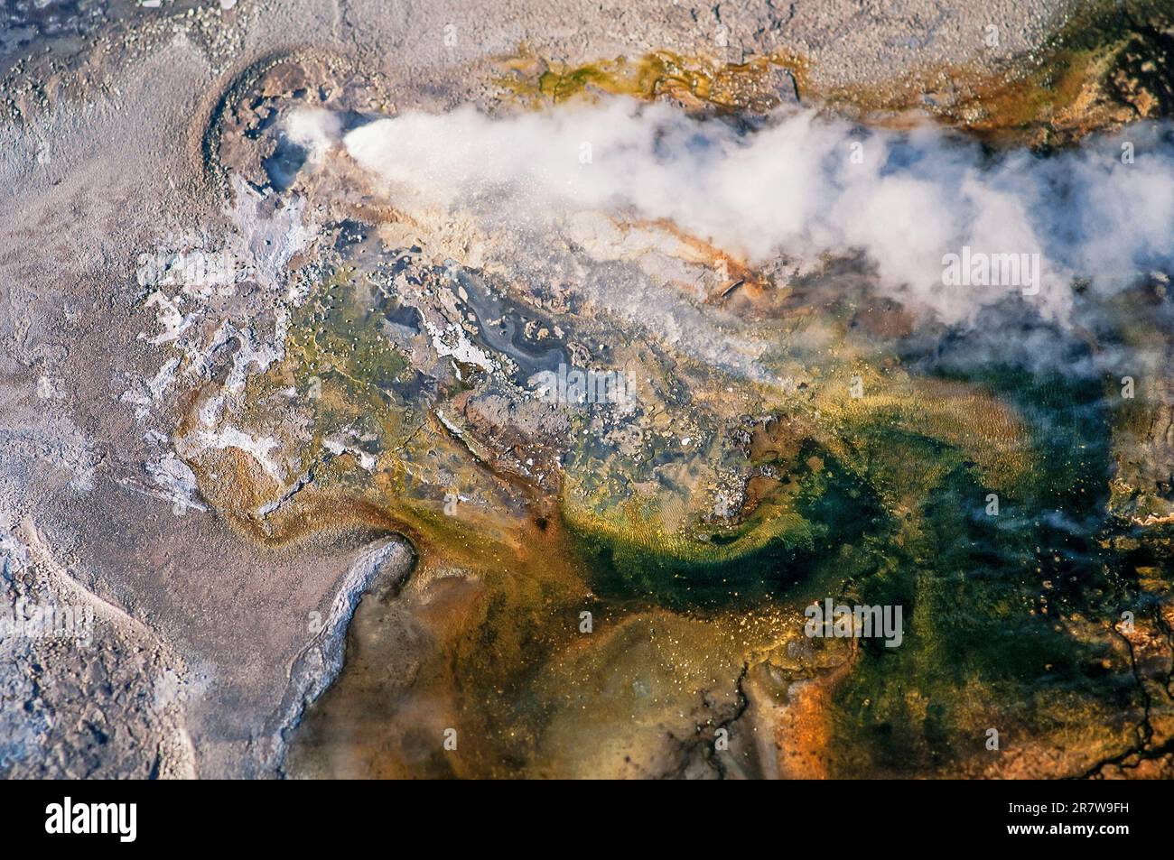 Aerial photos, aerial images of Yellowstone National Park Stock Photo ...
