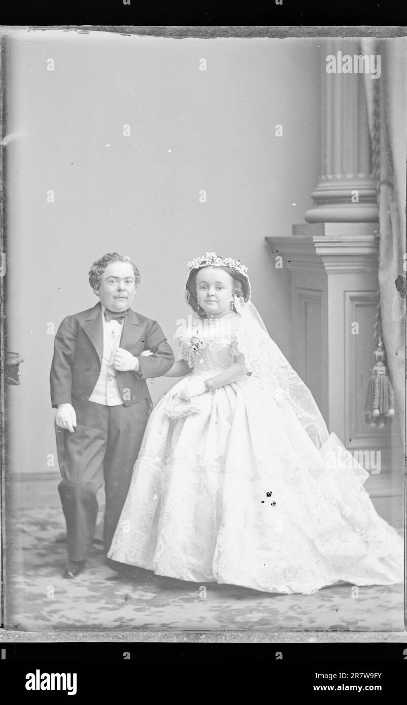 Charles and Lavinia Stratton c. 1860-1870 Stock Photo - Alamy
