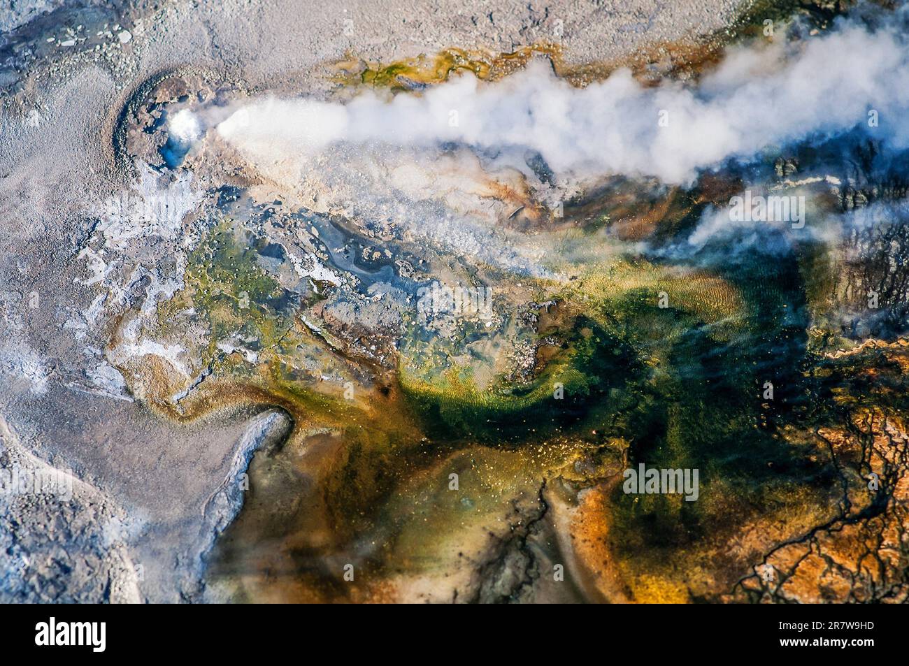 Aerial photos, aerial images of Yellowstone National Park Stock Photo ...
