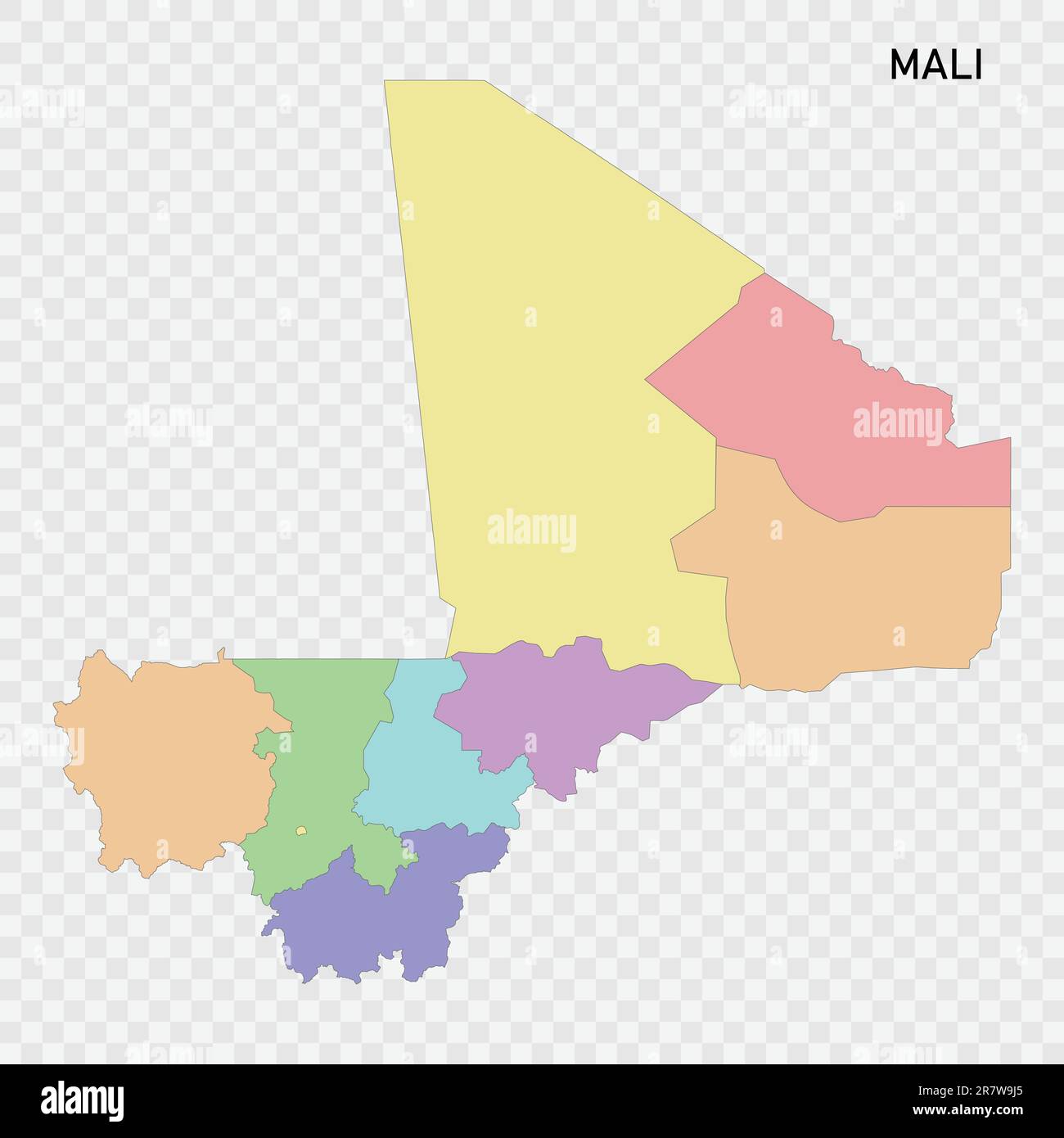 Colored regions Stock Vector Images - Alamy