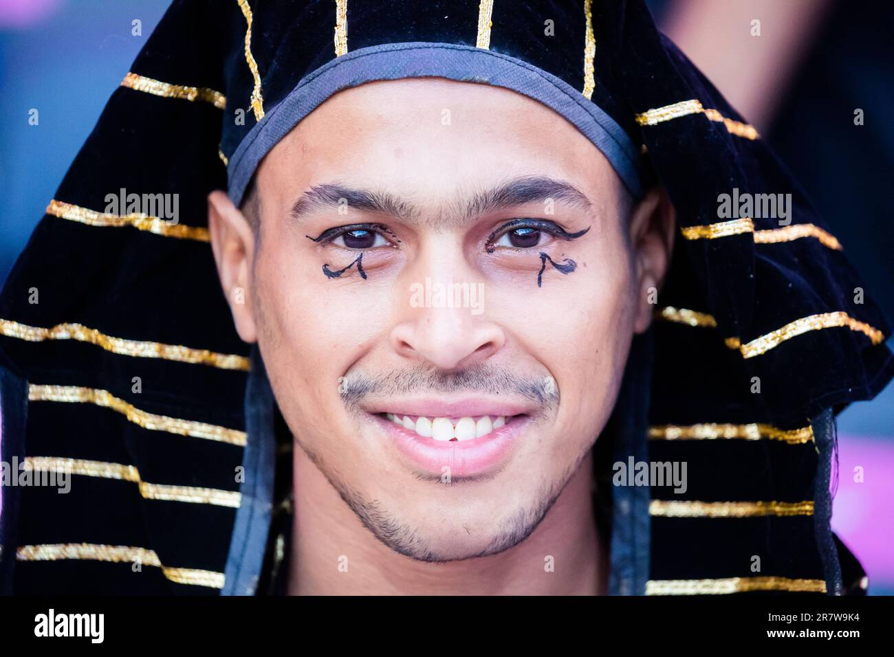 Berlin, Germany. 17th June, 2023. An athlete from Egypt takes part in ...