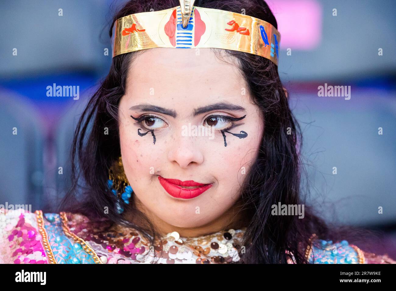 Berlin, Germany. 17th June, 2023. An athlete from Egypt takes part in ...