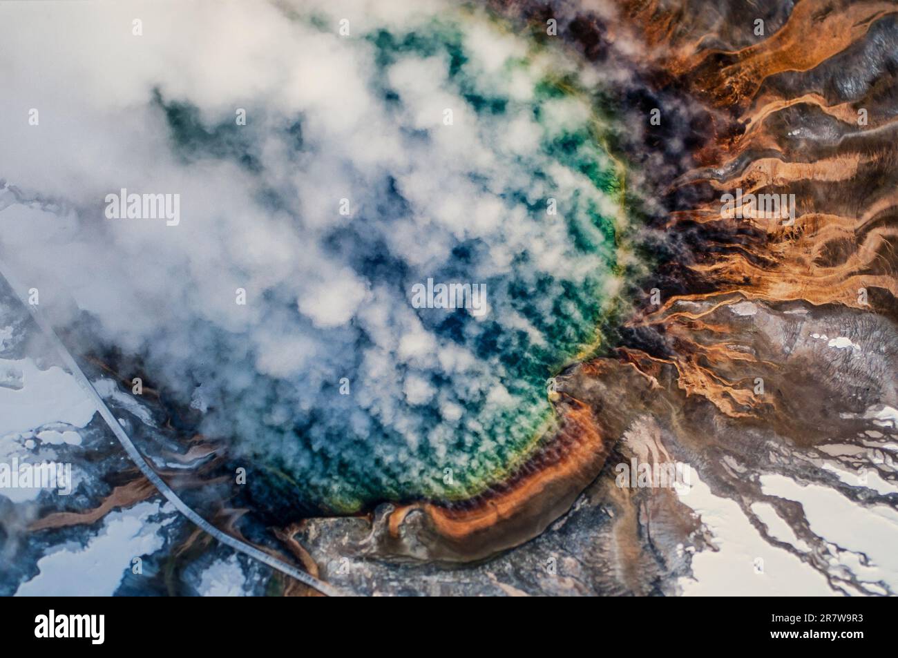 Aerial photos, aerial images of Yellowstone National Park Stock Photo ...