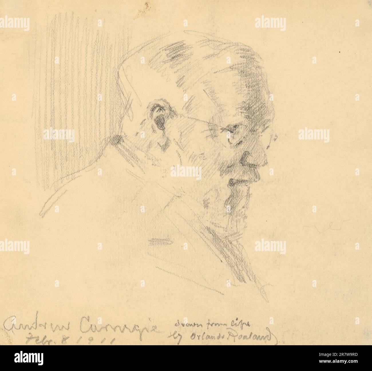 Andrew Carnegie 1911 Stock Photo - Alamy