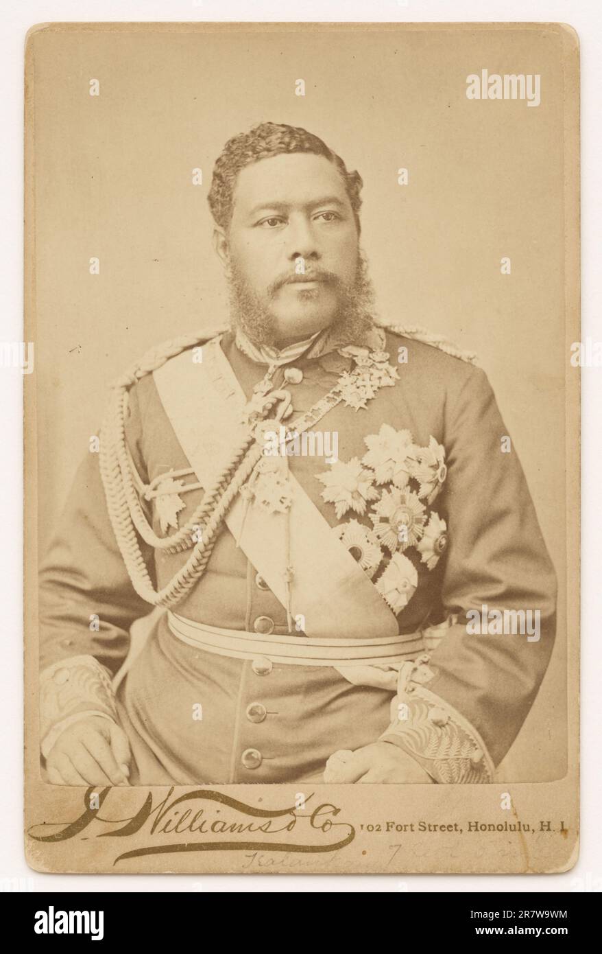 King david kalakaua hi-res stock photography and images - Alamy