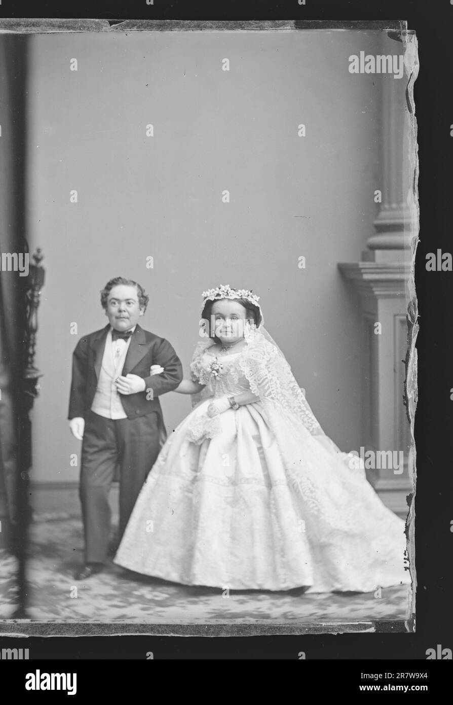 Charles and Lavinia Stratton c. 1860-1870 Stock Photo - Alamy