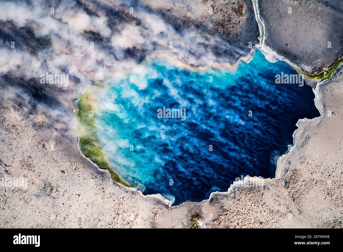 Aerial photos, aerial images of Yellowstone National Park Stock Photo ...