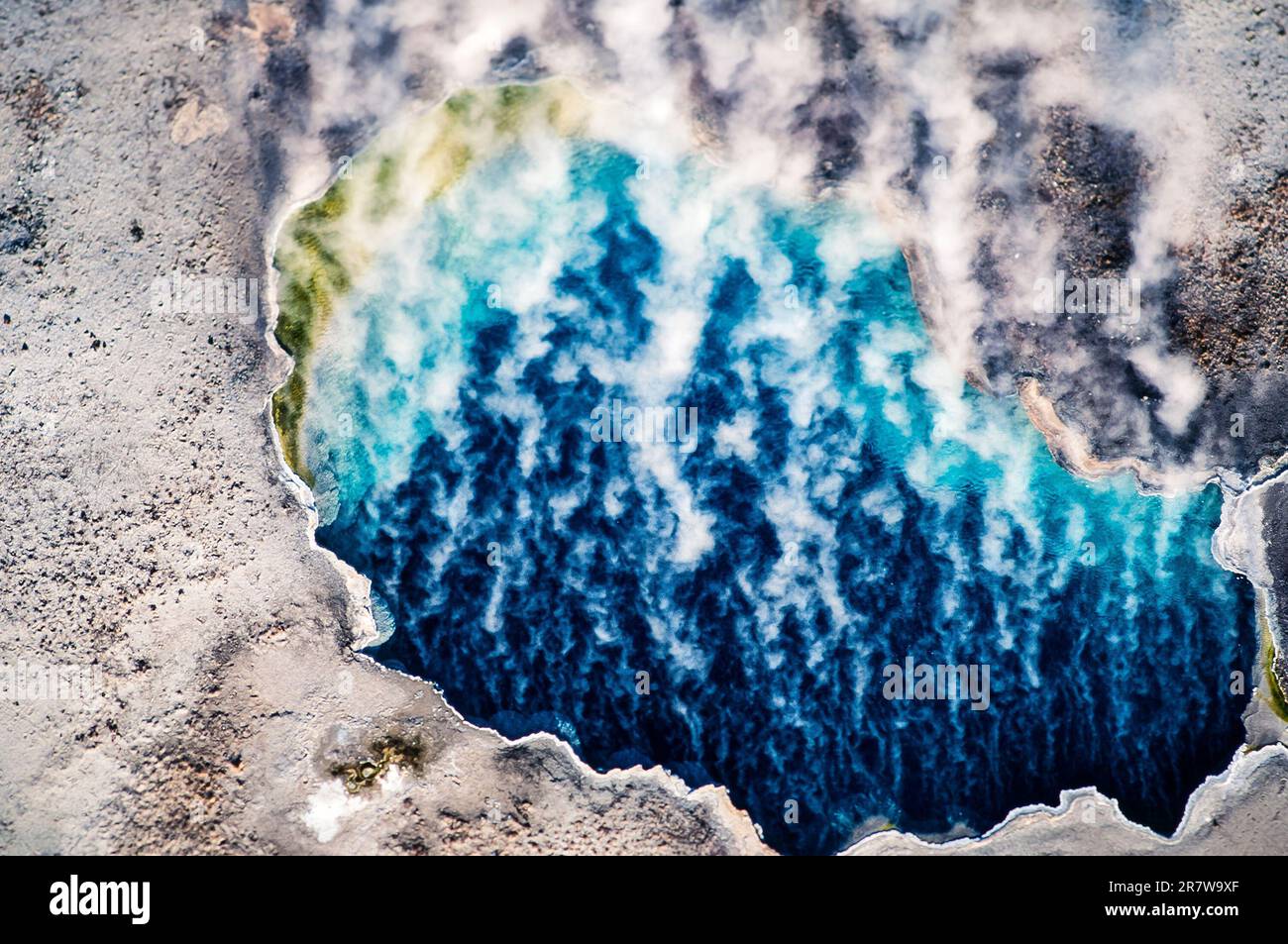 Aerial photos, aerial images of Yellowstone National Park Stock Photo ...