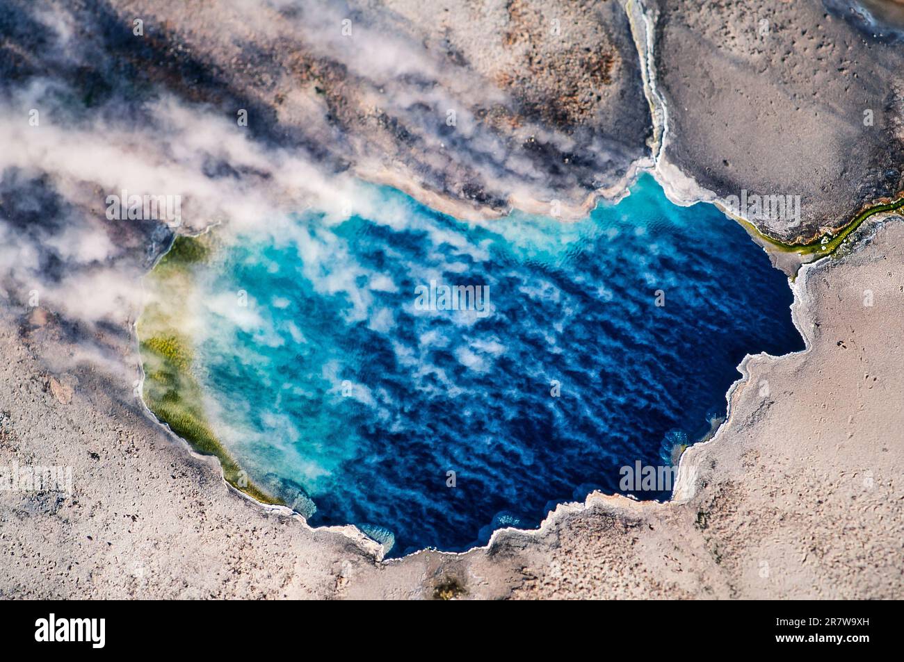 Aerial photos, aerial images of Yellowstone National Park Stock Photo ...