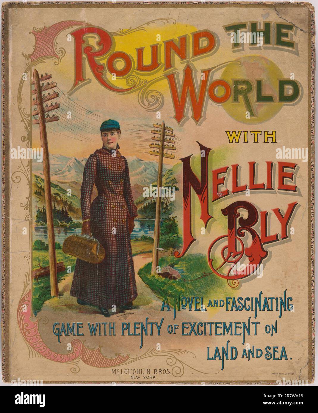Round the World with Nellie Bly c. 1890 Stock Photo - Alamy