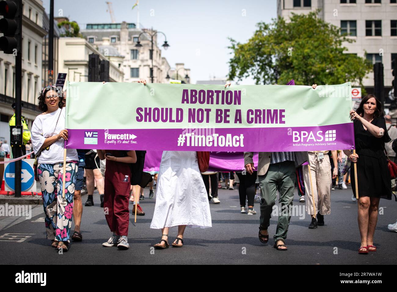 Large pro choice banner hi-res stock photography and images - Alamy
