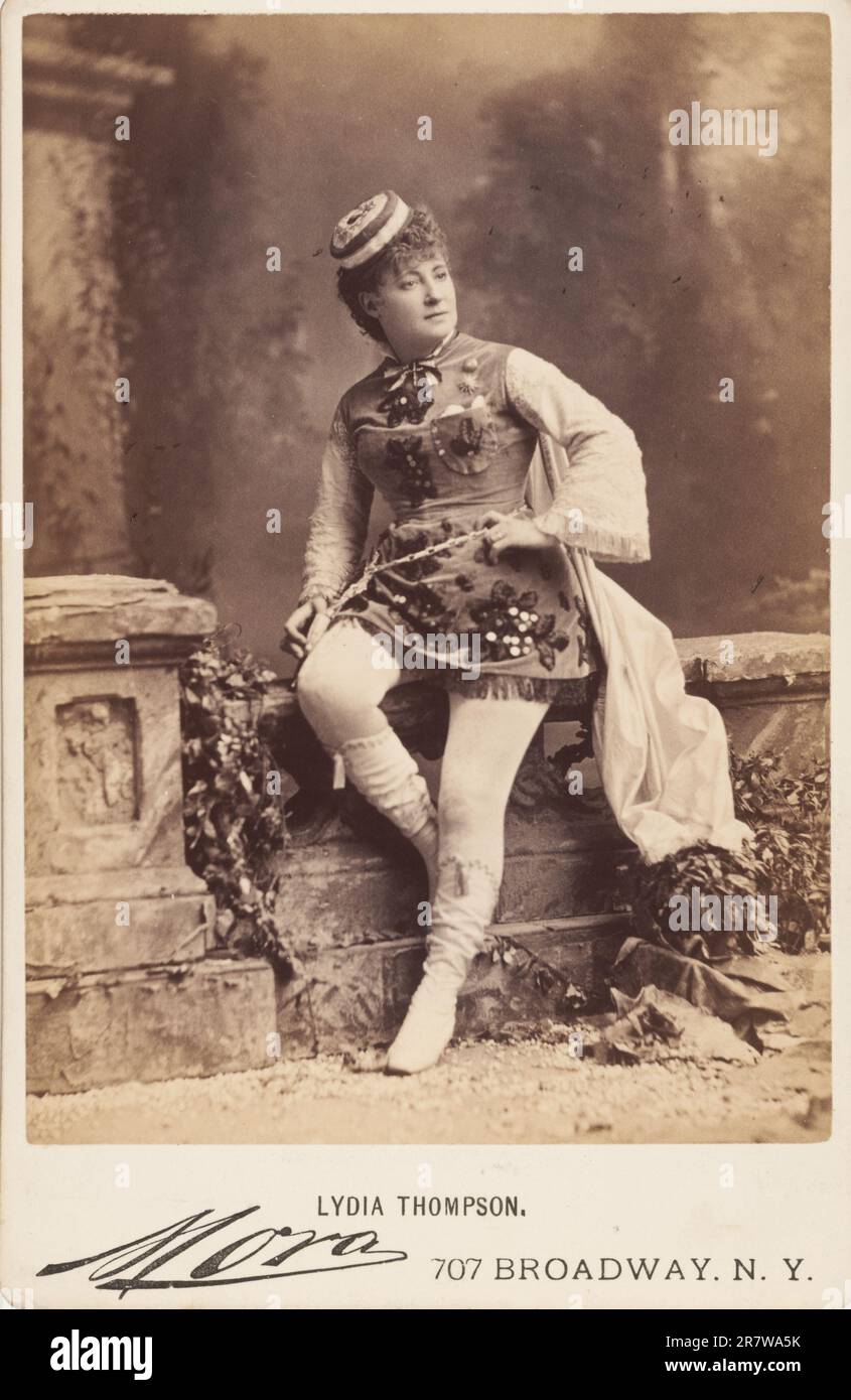 Lydia Thompson c. 1880-1885 Stock Photo - Alamy