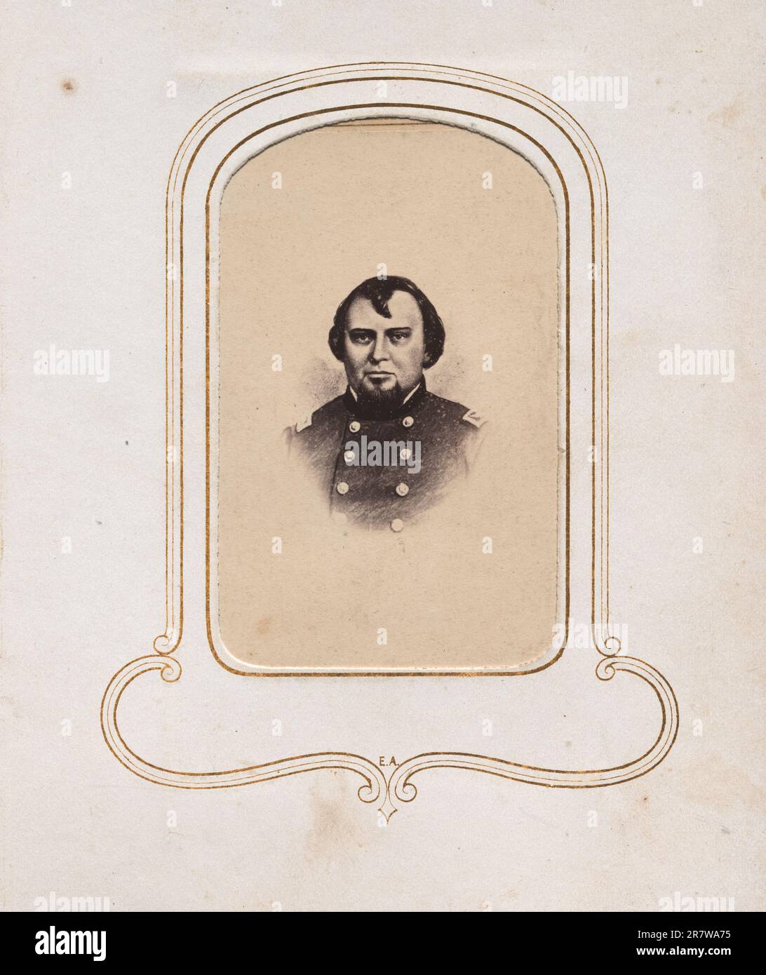 Roger W. Hanson c. 1861-1865 (after earlier photograph Stock Photo - Alamy