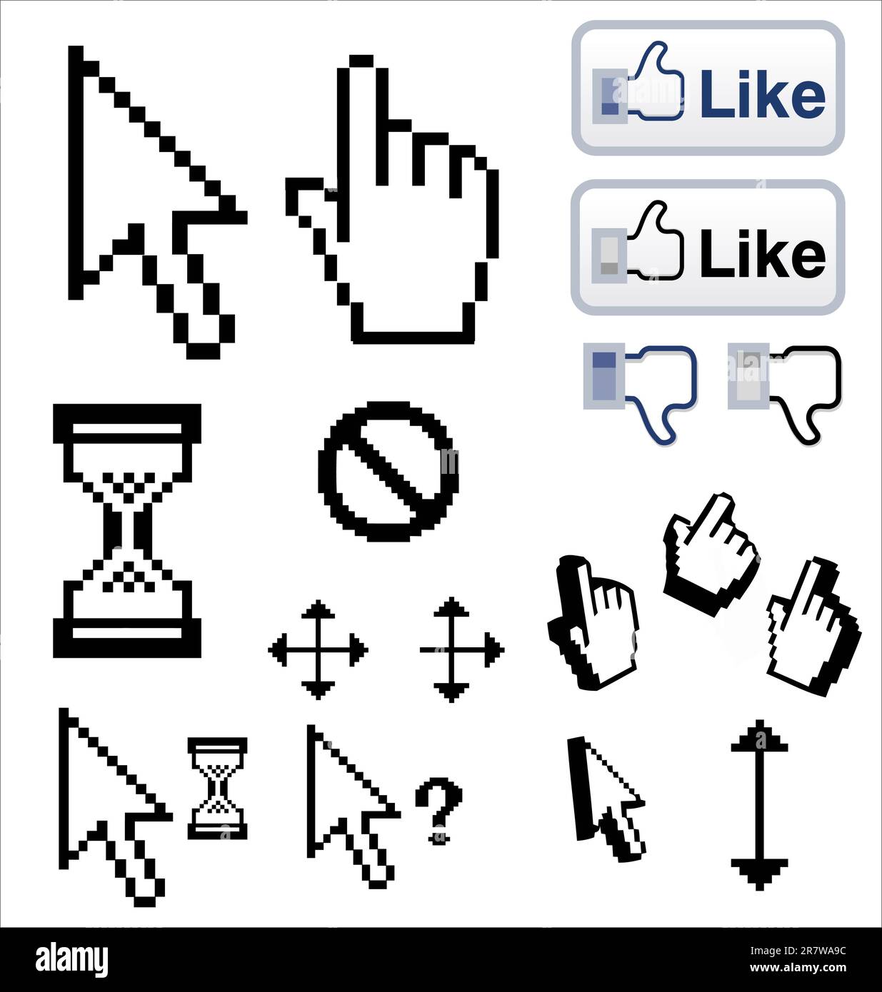 Computer mouse arrow design Stock Vector Images - Alamy