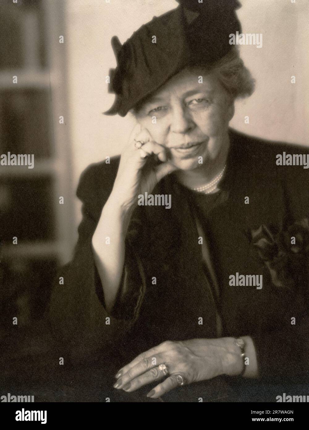 Eleanor Roosevelt 1949 Stock Photo - Alamy