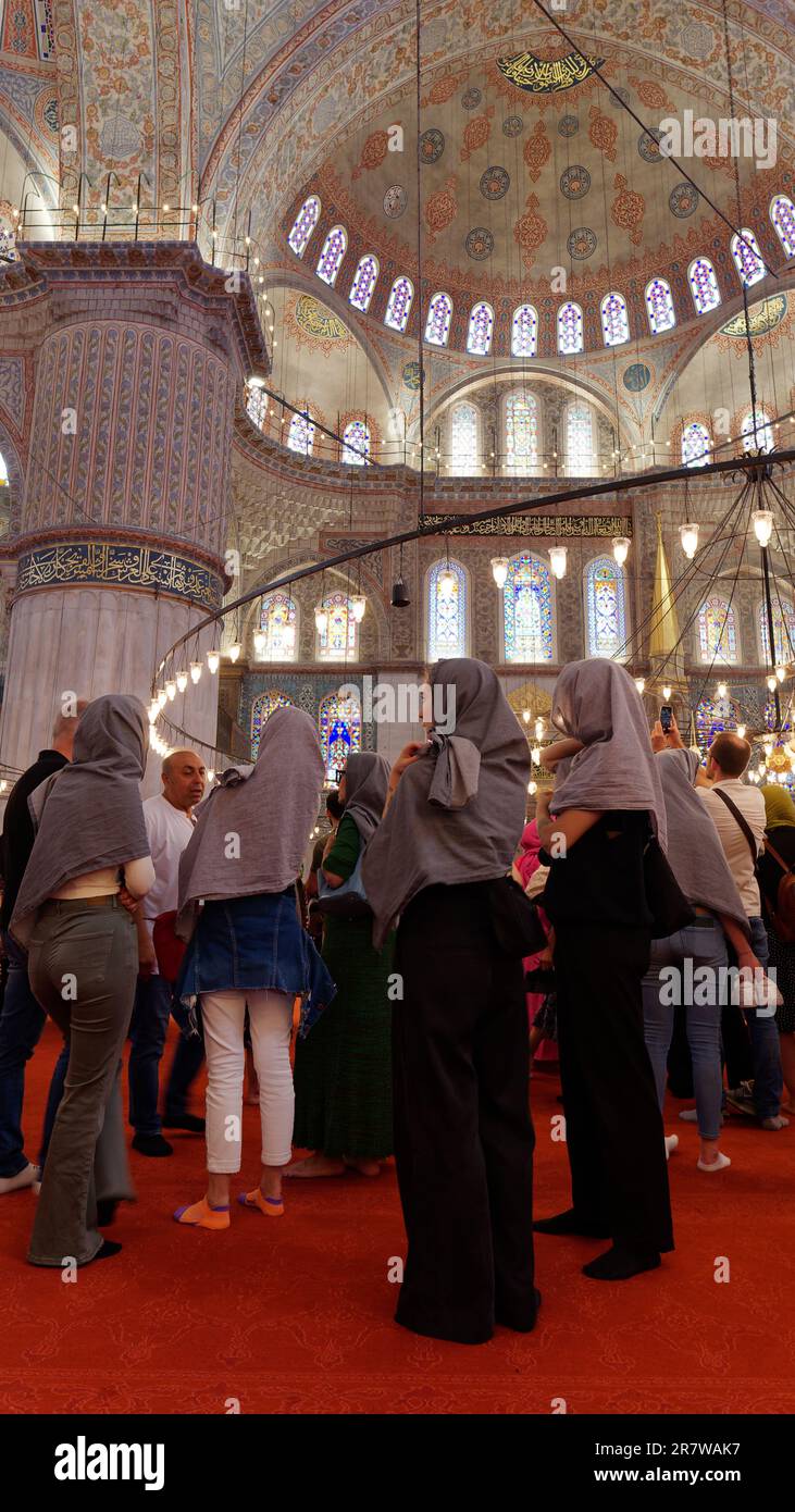 Inside the blue mosque istanbul hi-res stock photography and images - Alamy