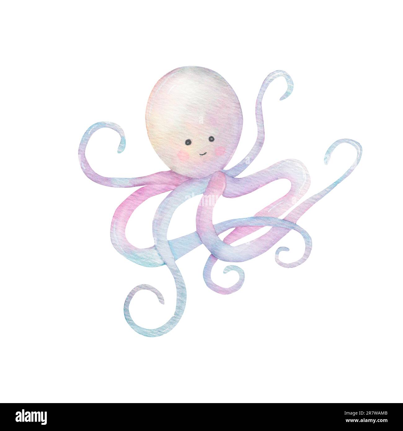 cute character octopus Stock Photo - Alamy
