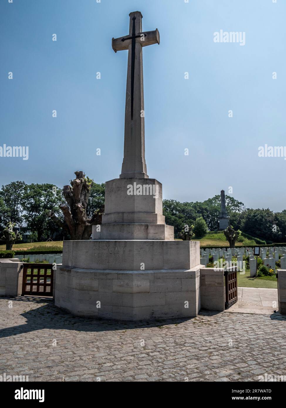 The CWGC Essex Farm Cemetery during the WWI was a casualty clearing ...