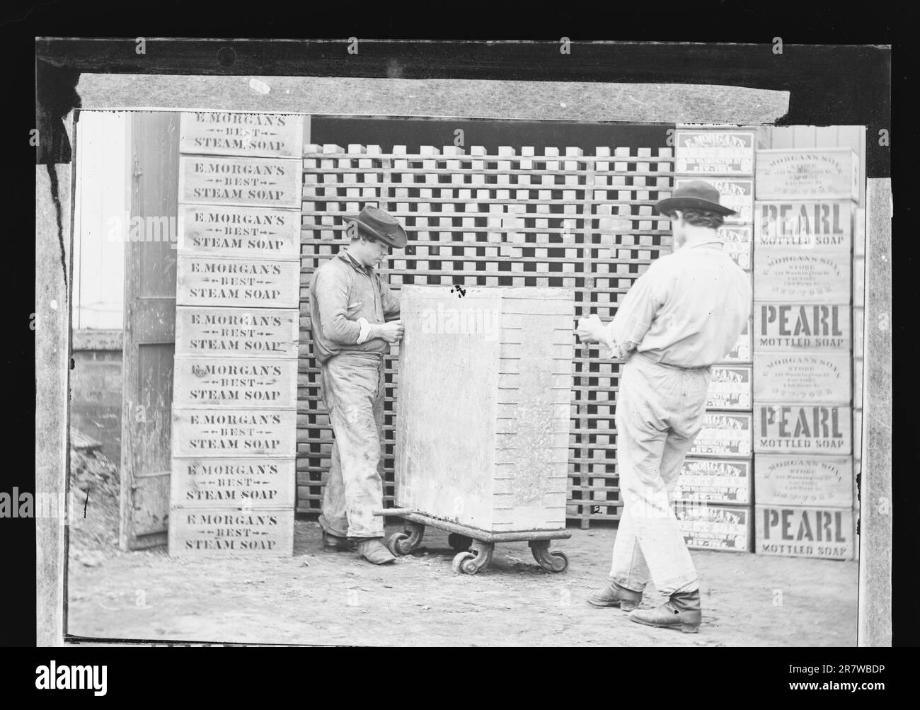 Soap Factory Workers c. 1860-1870 Stock Photo - Alamy