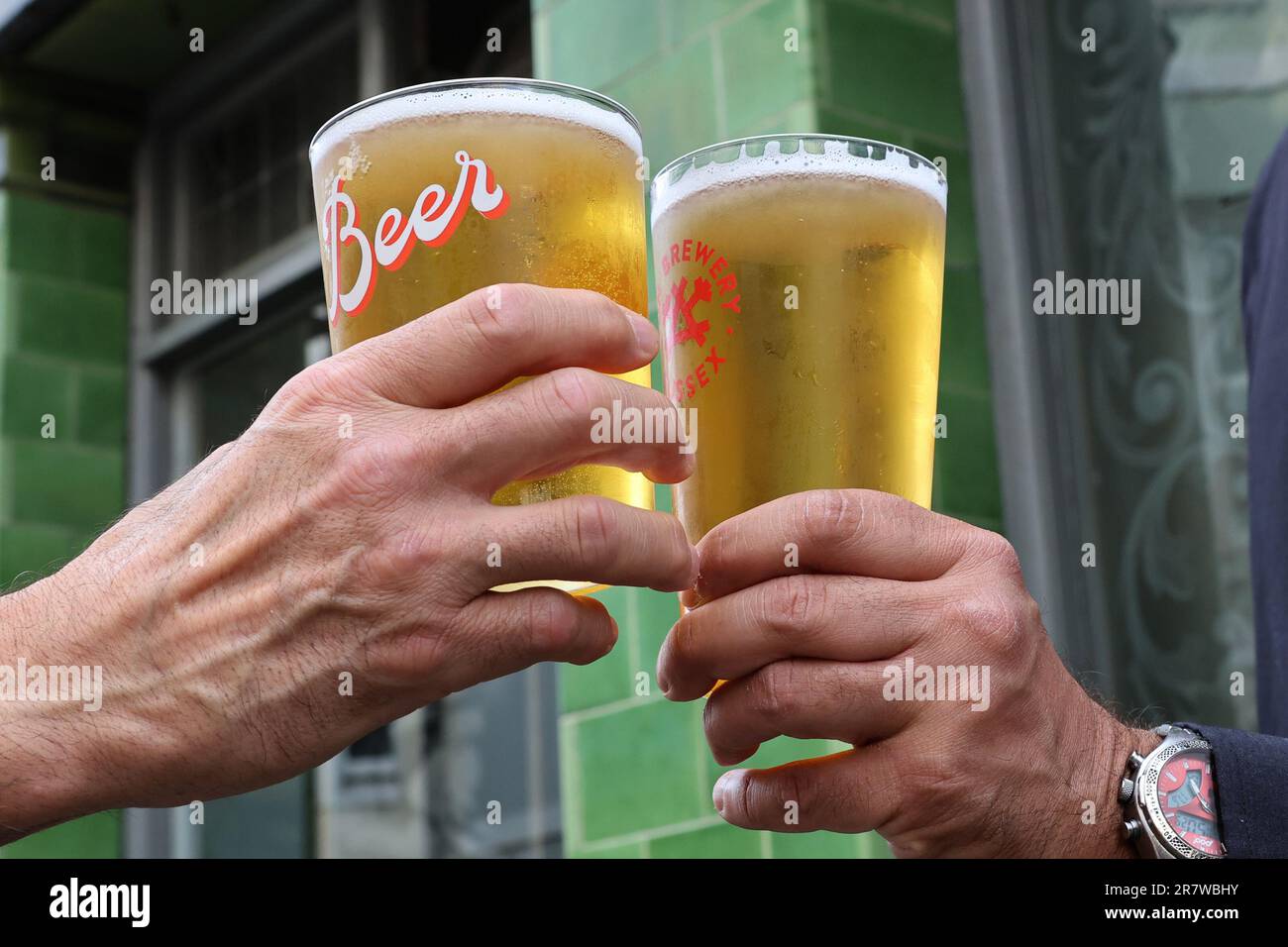 Raise beer glass hi-res stock photography and images - Alamy