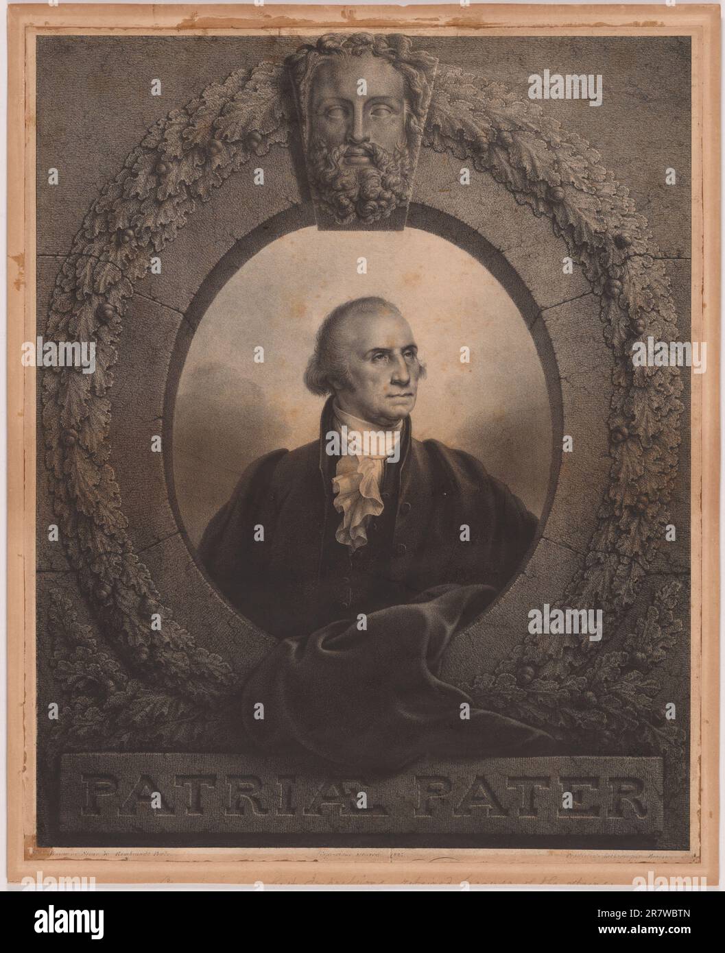 George Washington, Patriae Pater c. 1827 Stock Photo - Alamy