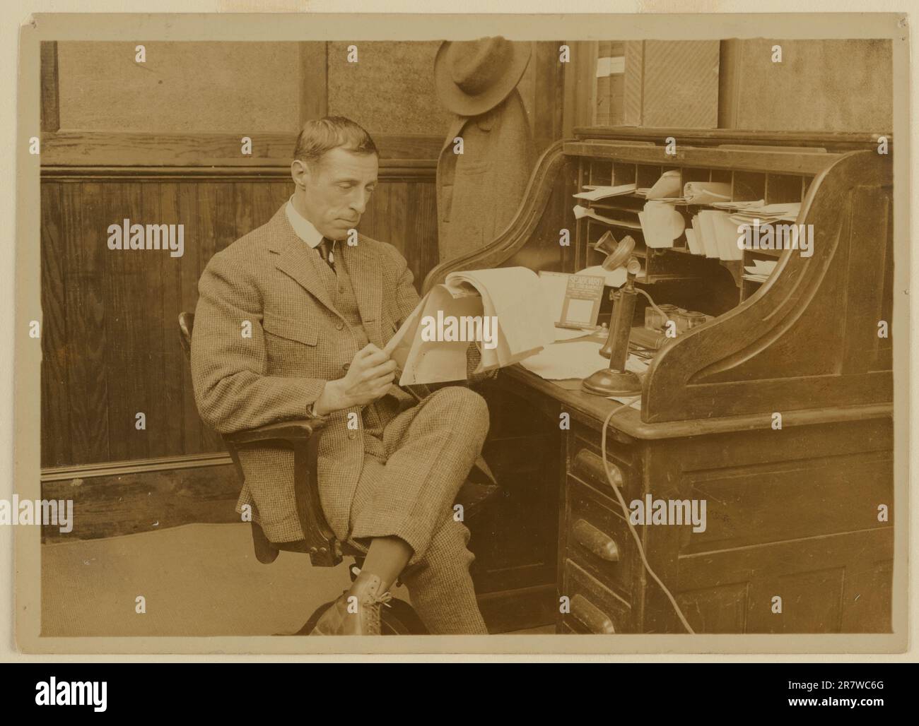 D.W. Griffith c. 1923 Stock Photo - Alamy