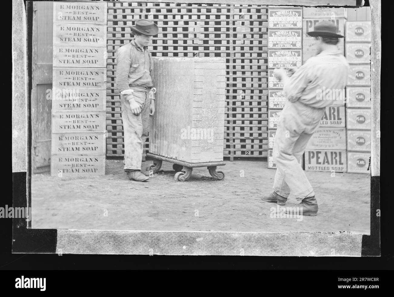 Soap Factory Workers c. 1860-1870 Stock Photo - Alamy