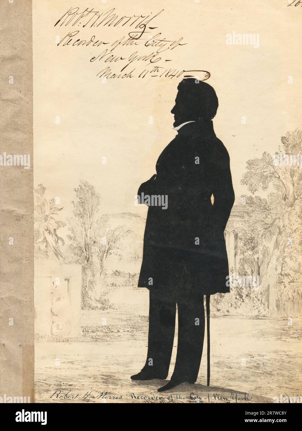 Robert Hunter Morris 1840 Stock Photo - Alamy