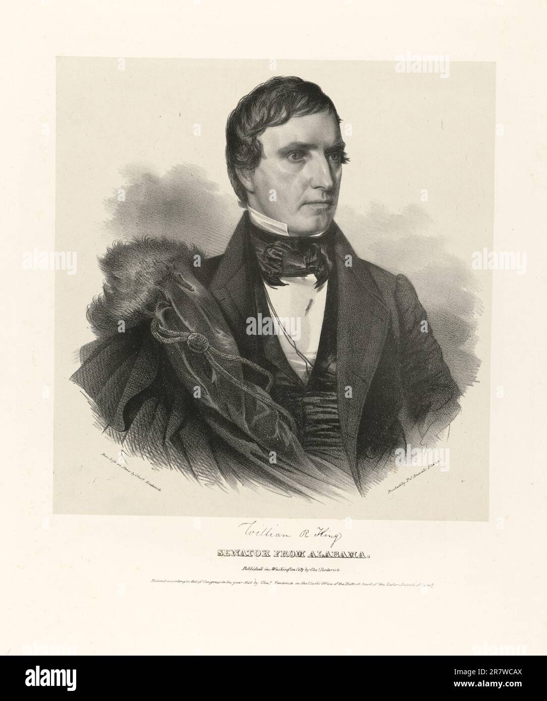 William Rufus Devane King c. 1840 Stock Photo - Alamy