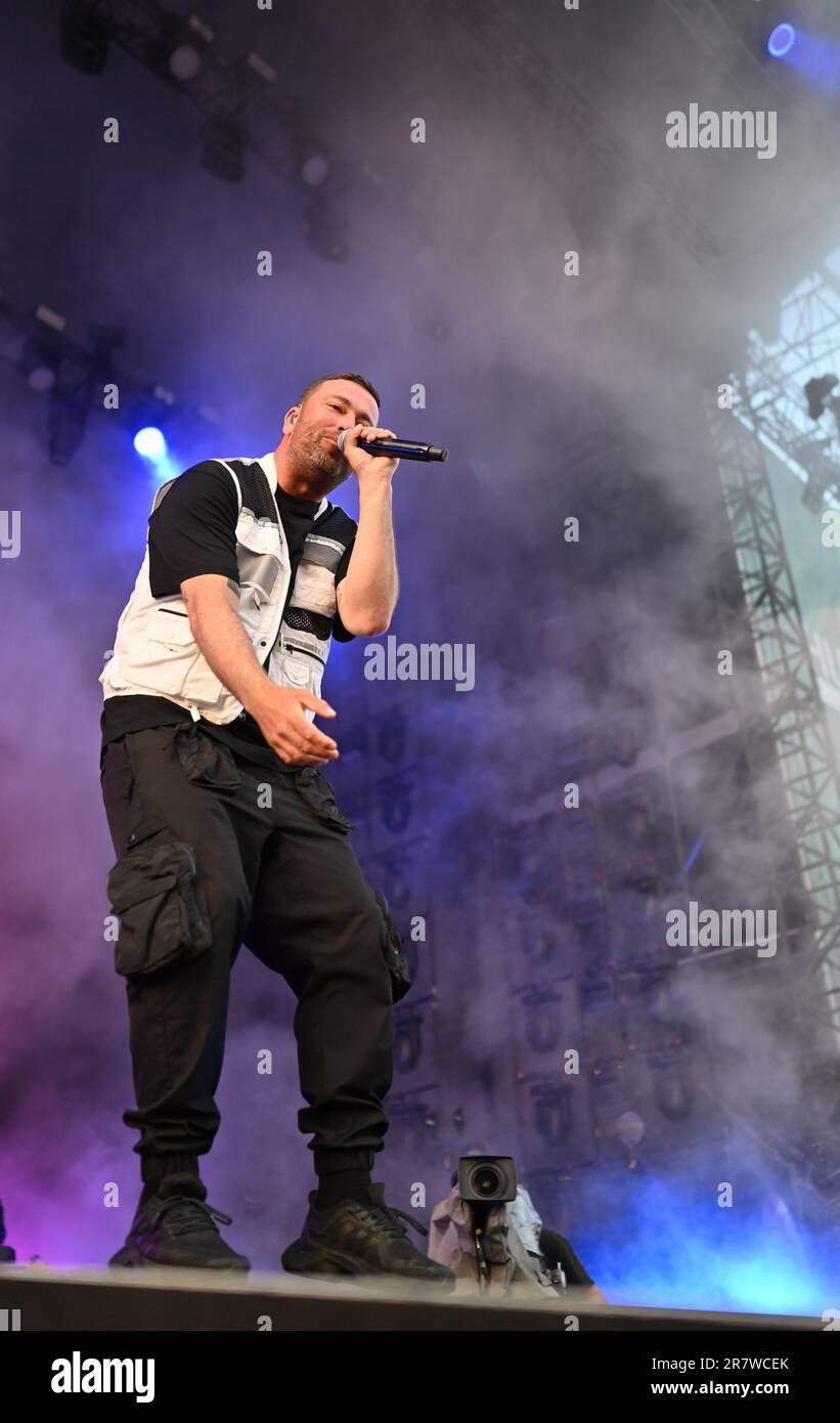 17 June 2023, Lower Saxony, Scheeßel: The German rapper "Marteria ...