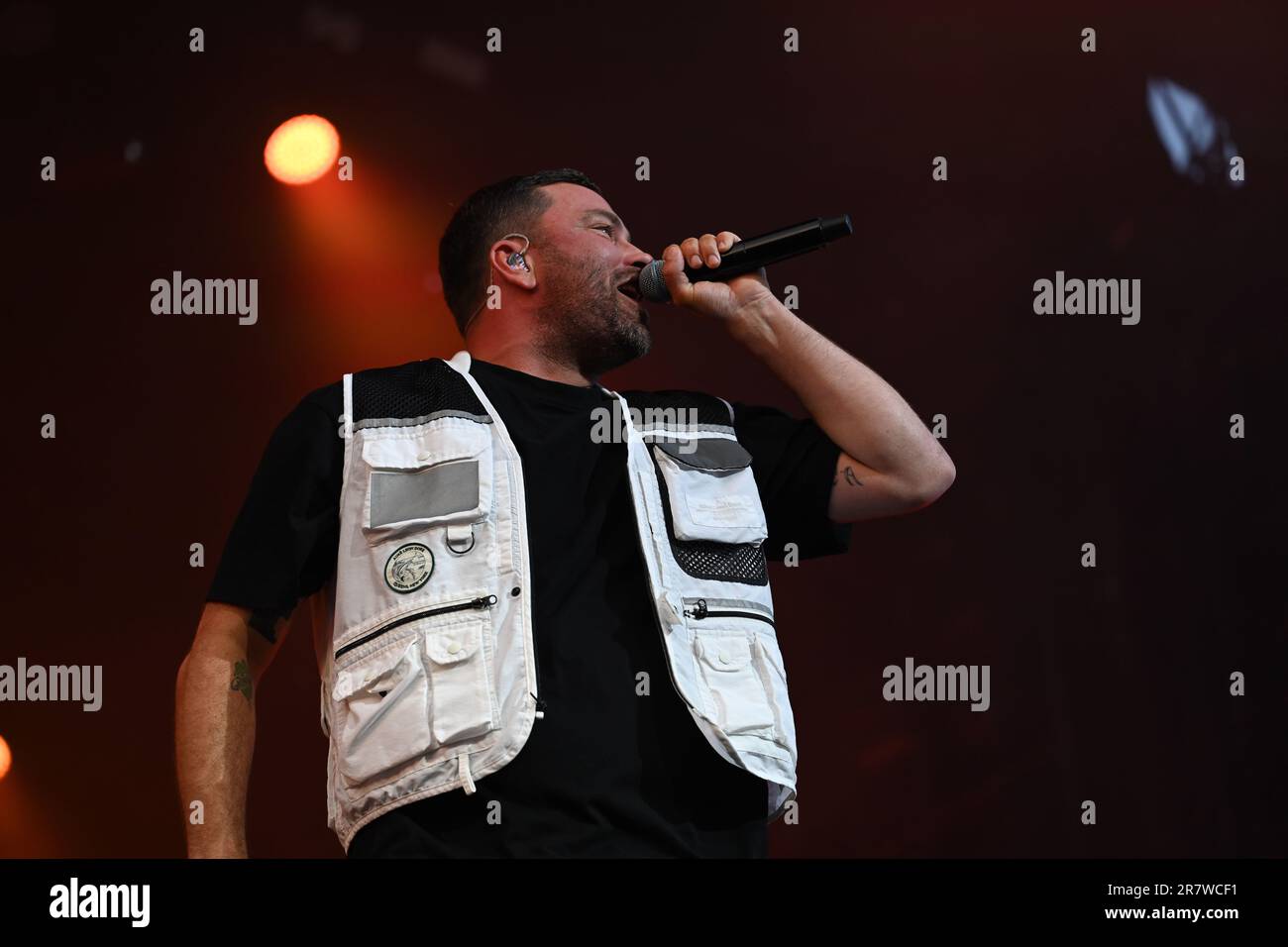 17 June 2023, Lower Saxony, Scheeßel: The German rapper "Marteria ...