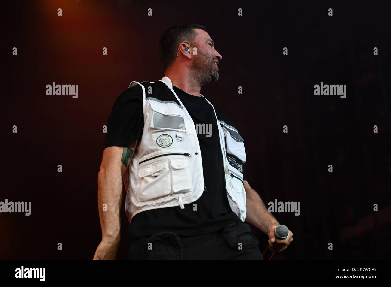 17 June 2023, Lower Saxony, Scheeßel: The German rapper "Marteria ...