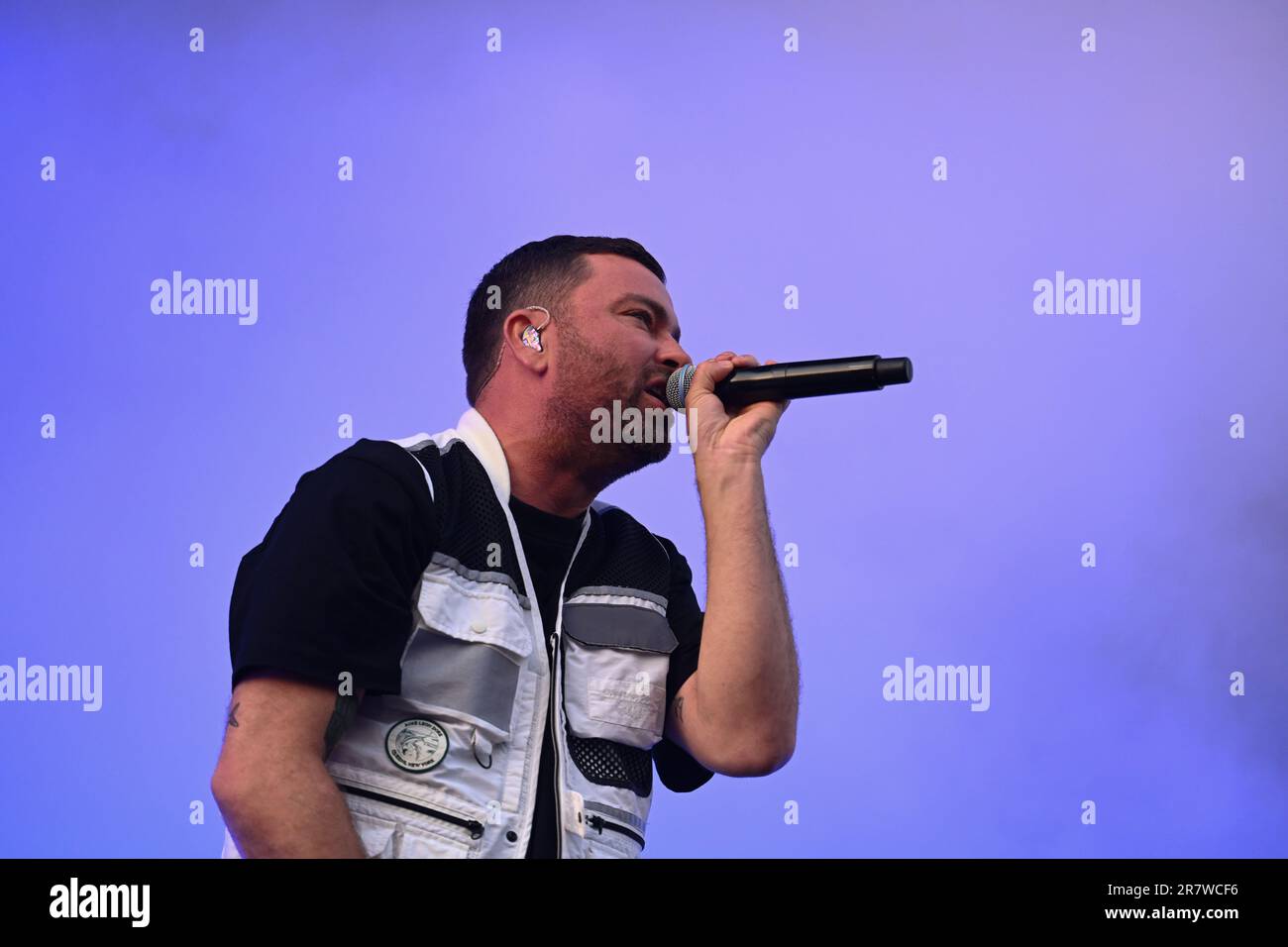 17 June 2023, Lower Saxony, Scheeßel: The German rapper "Marteria ...