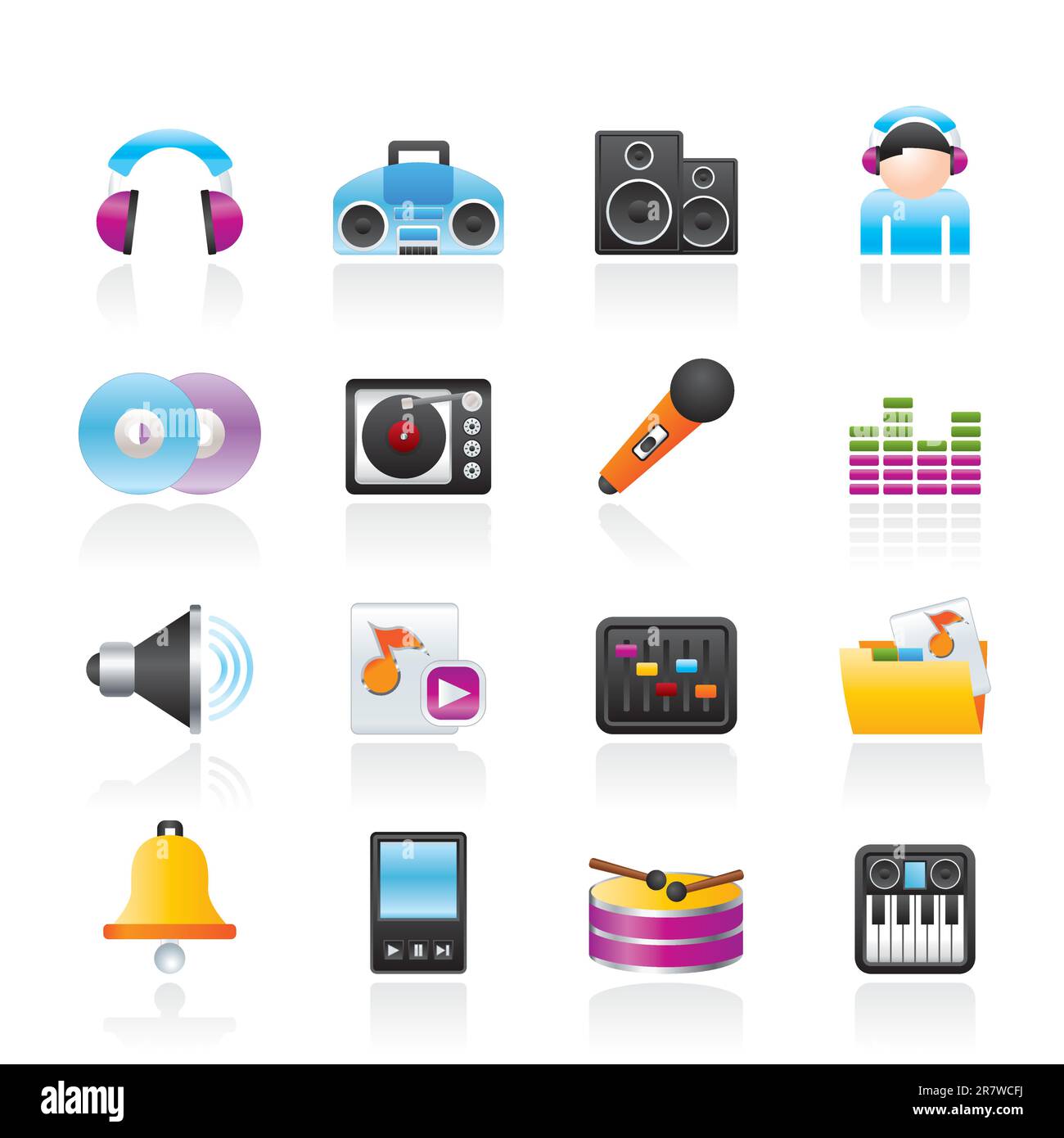 Music and sound Icons Vector Icon Set Stock Vector Image & Art - Alamy