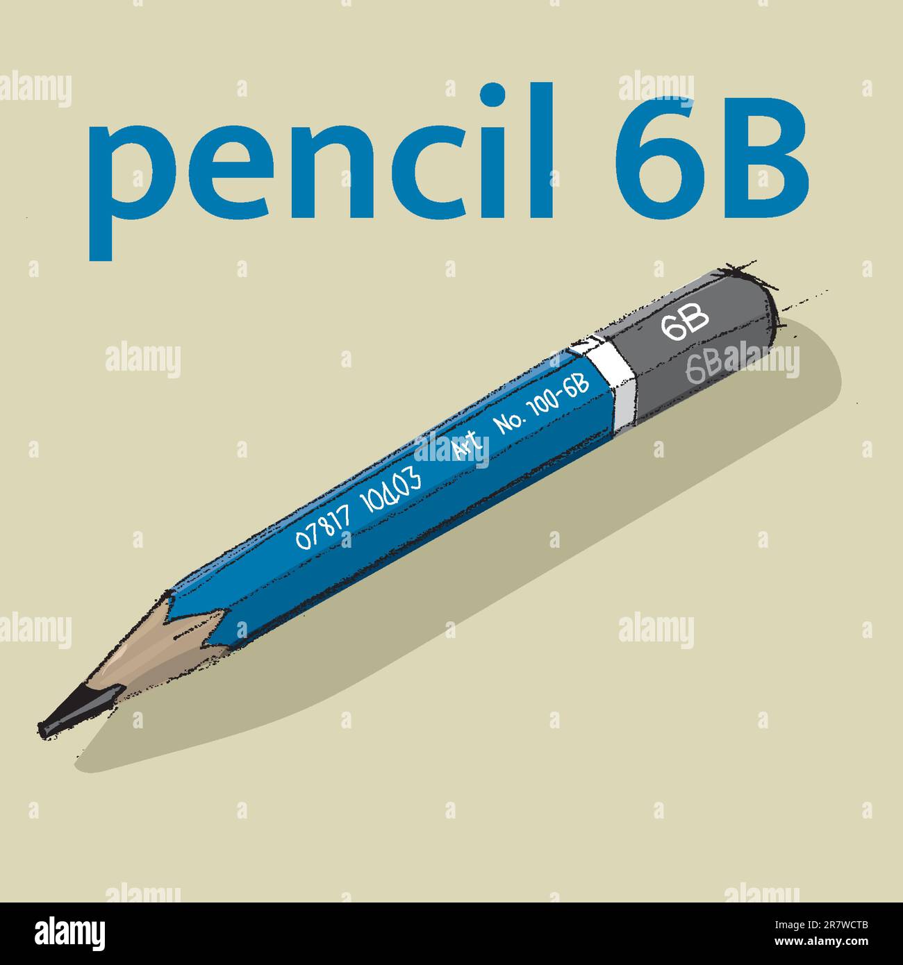 pencil sketch pencil style Stock Vector Image & Art - Alamy