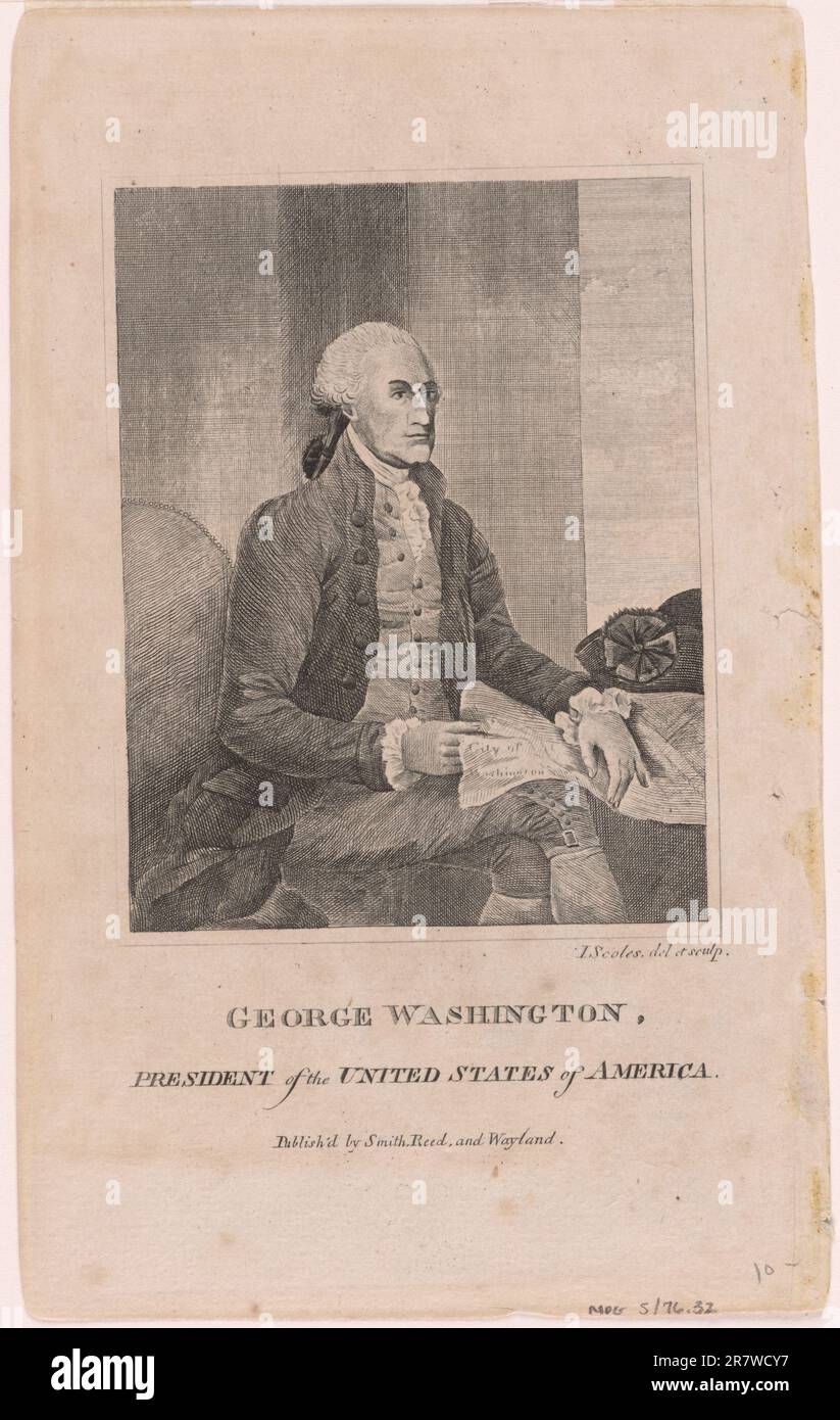 George Washington 1795 Stock Photo - Alamy