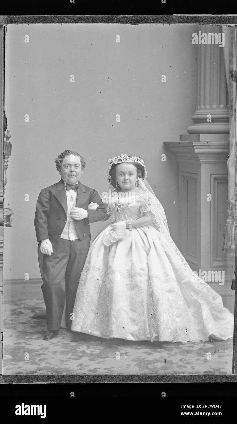 Charles and Lavinia Stratton c. 1860-1870 Stock Photo - Alamy