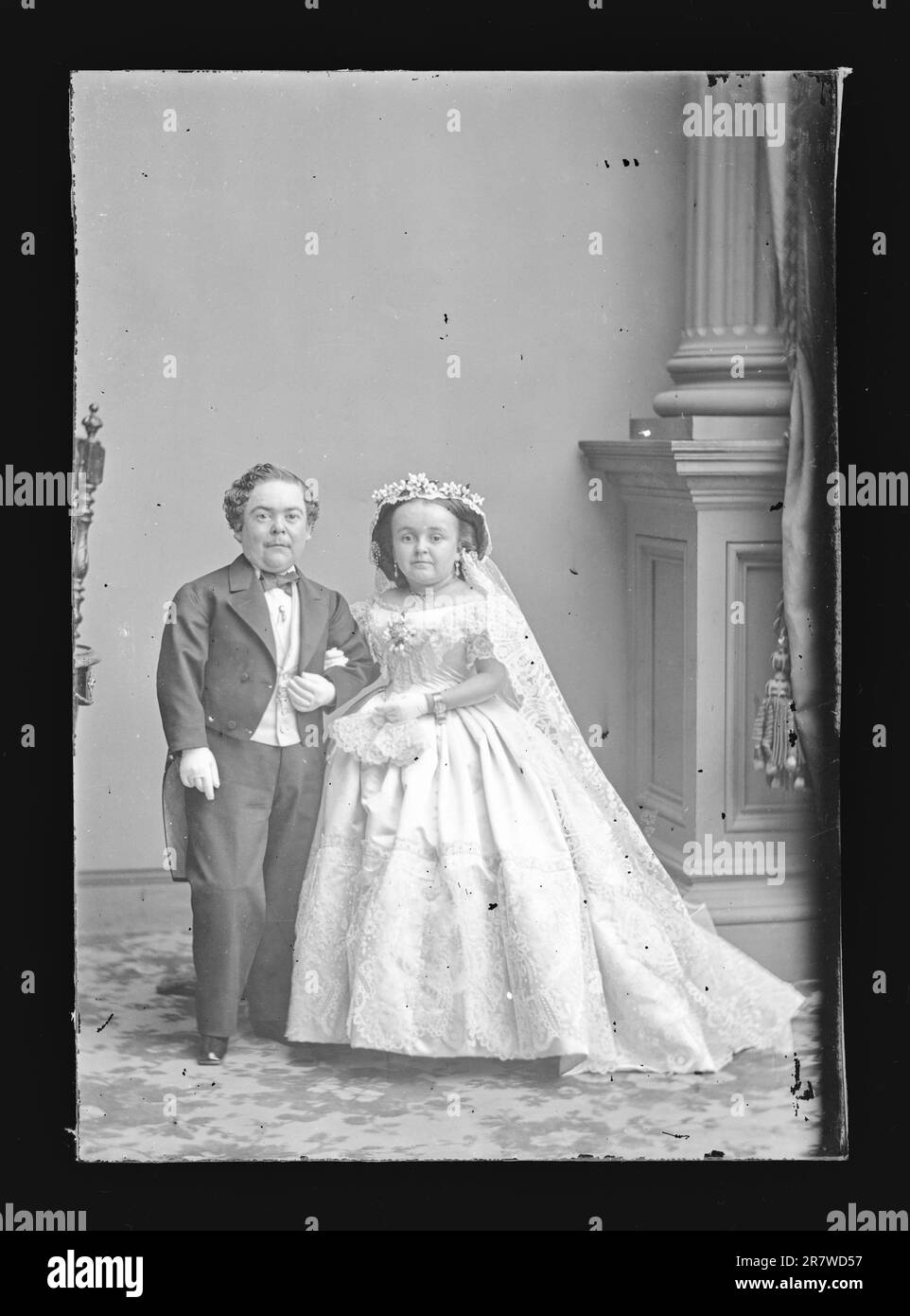 Charles and Lavinia Stratton c. 1860-1870 Stock Photo - Alamy